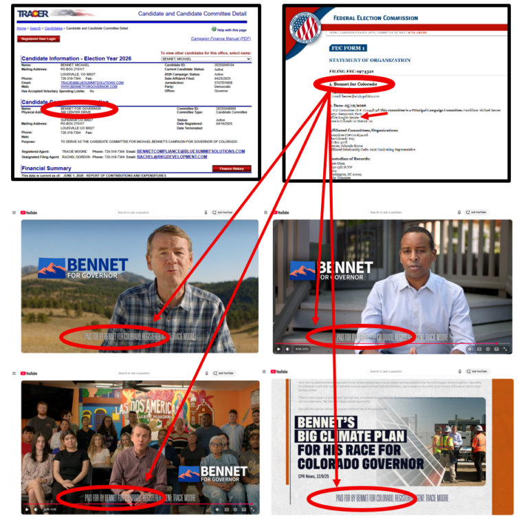 NEW: Is Michael Bennet Using Senate Campaign Money to Pay for Latest ...